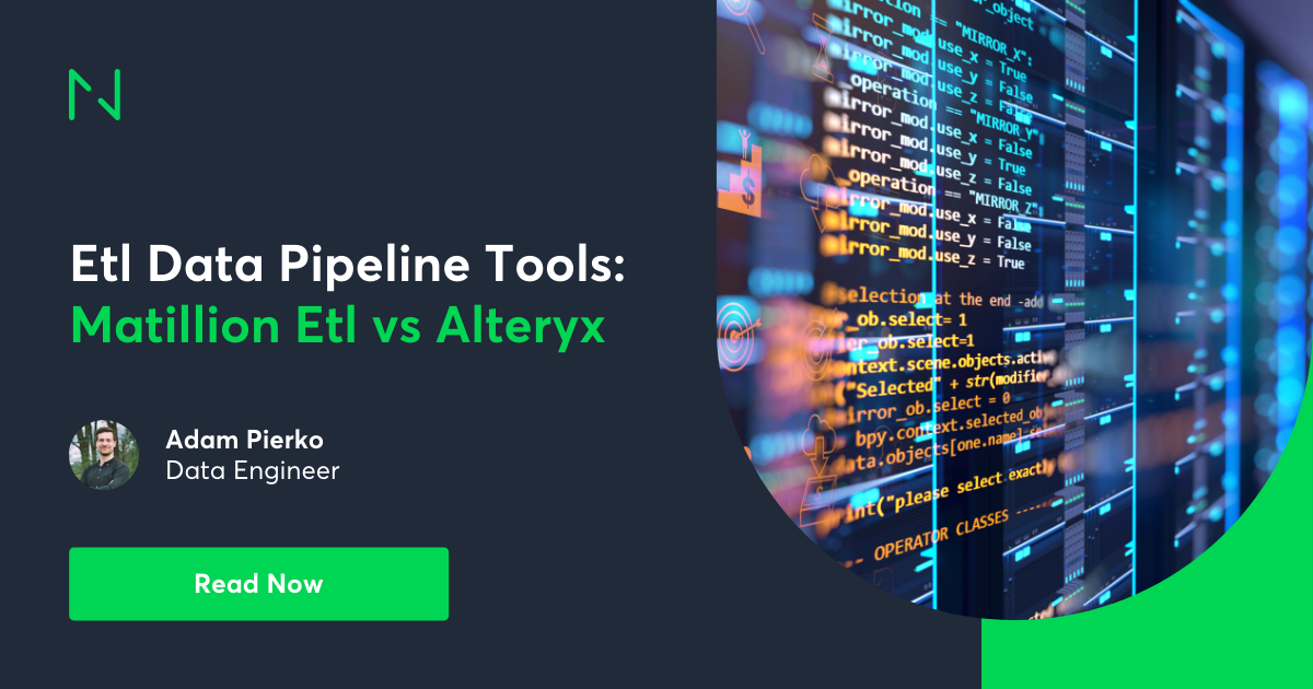 ETL Data Pipeline Tools: Matillion ETL vs Alteryx