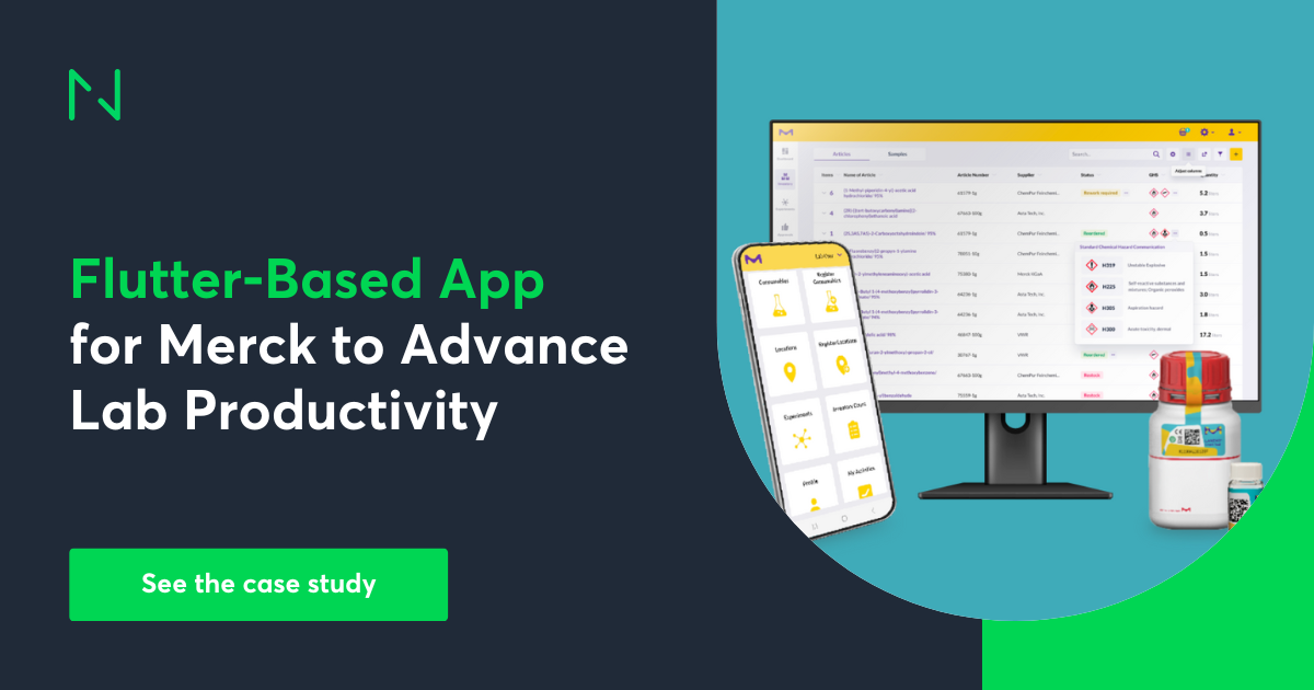 Flutter-Based App for Merck to Advance Lab Productivity