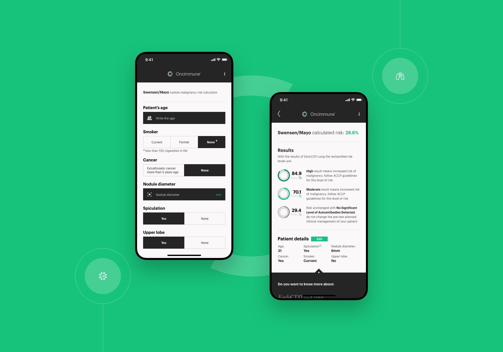 Development of Mobile App With Custom Cancer Detection Algorithm