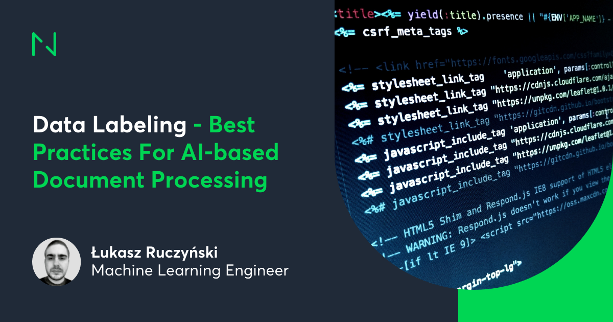 Data Labeling - Best Practices for AI-Based Document Processing